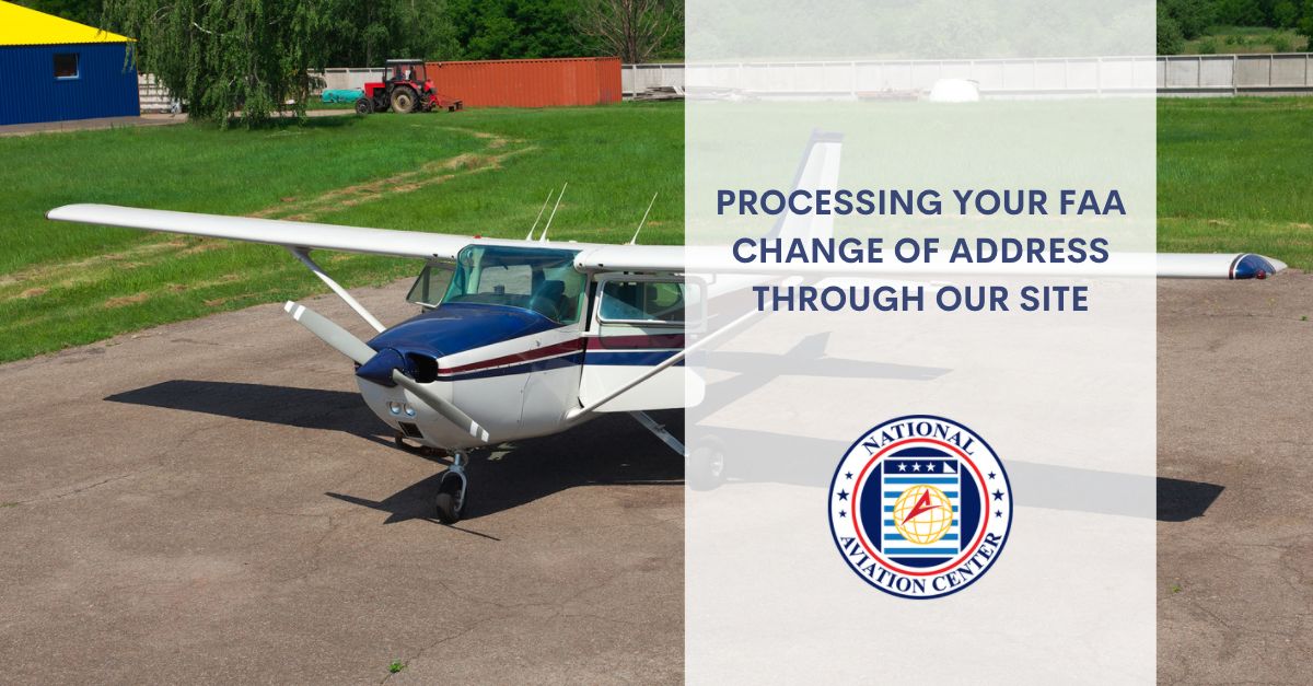 Processing Your FAA Change of Address Through Our Site