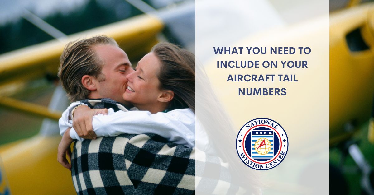 What you Need to Include on your Aircraft Tail Numbers