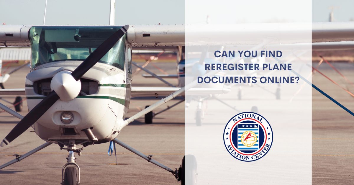 Guide to Reregister Plane Documents Online