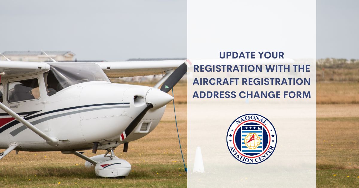 Aircraft Registration Address Change Form Update Your Registration