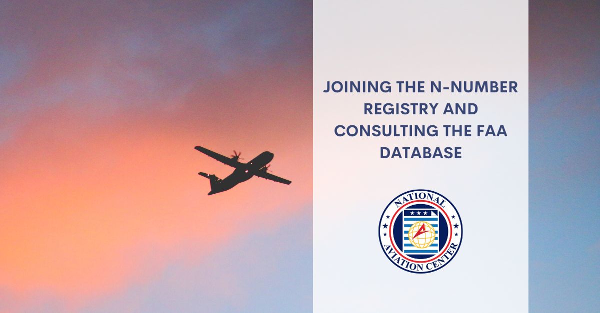 Joining the N-Number Registry and Consulting the FAA Database